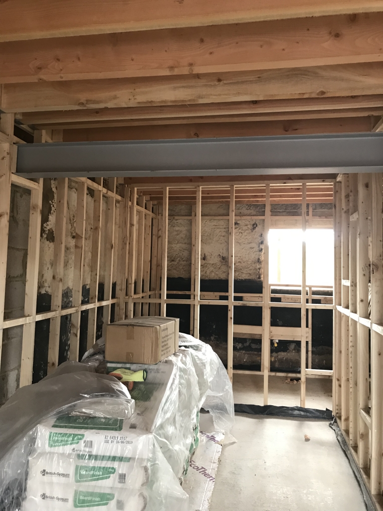 Steel Work Progressing at Barn Conversion - AJS Structural Design