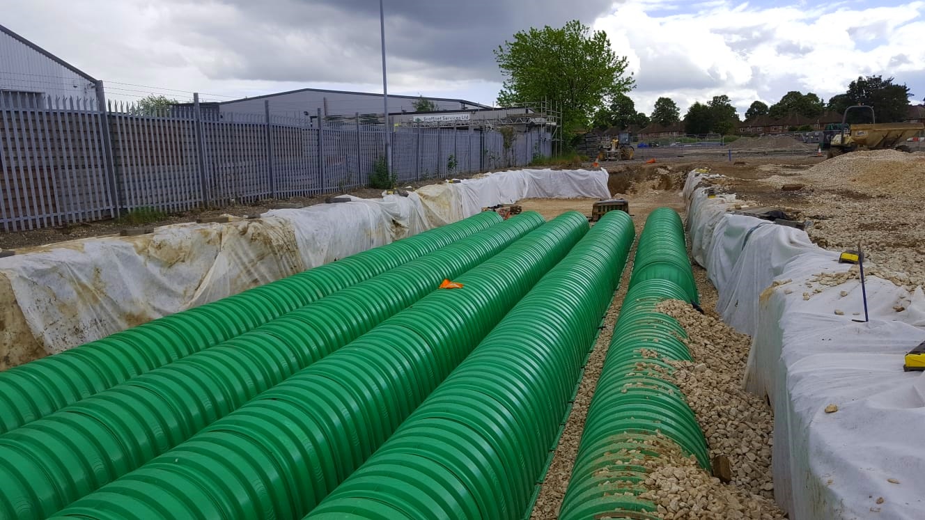 Attenuation Tank Installation in Derby - AJS Structural Design